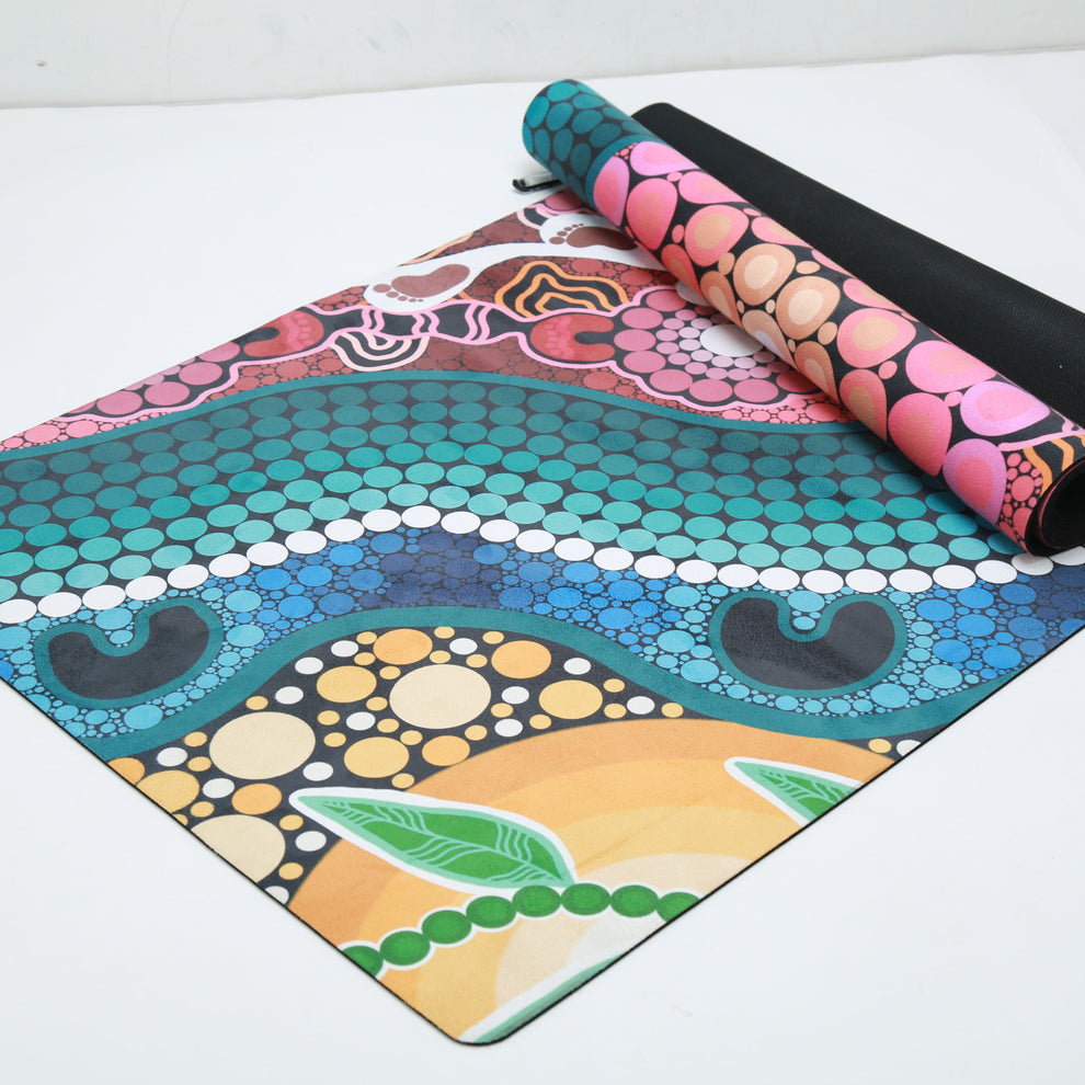 Yoga Mat | Indigenous Designed | Eco-Friendly | Non-Slip | Liyan AU